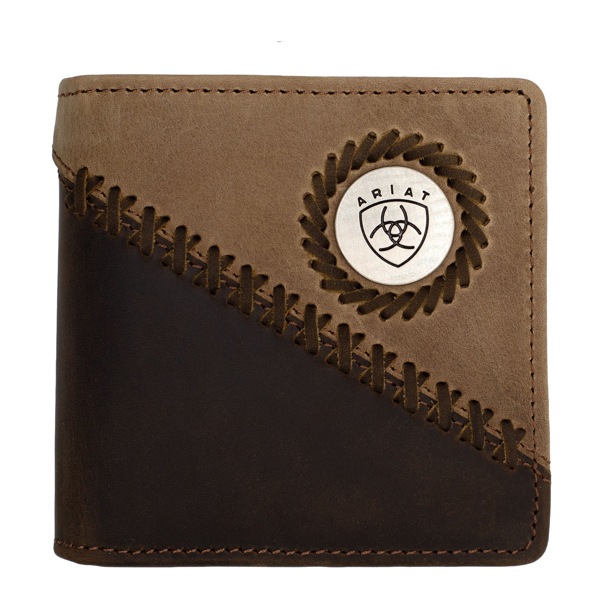 Ariat Bi Fold Wallet Brown WLT2100A – Worn Out West